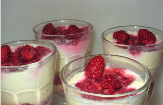 Recette: Verrine framboise/mascarpone